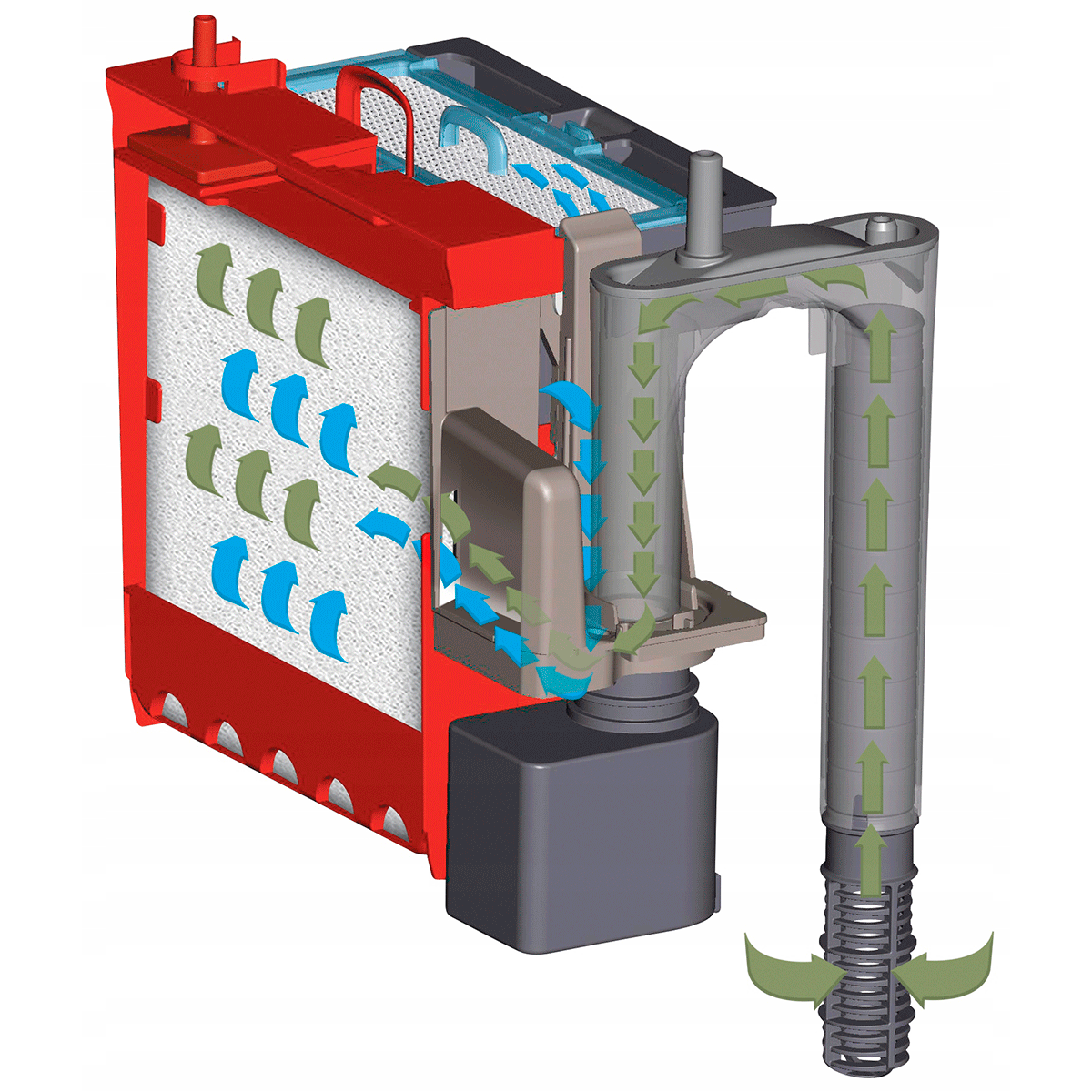 Fluval C2 Filtro de mochila para acuarios de 115 litros